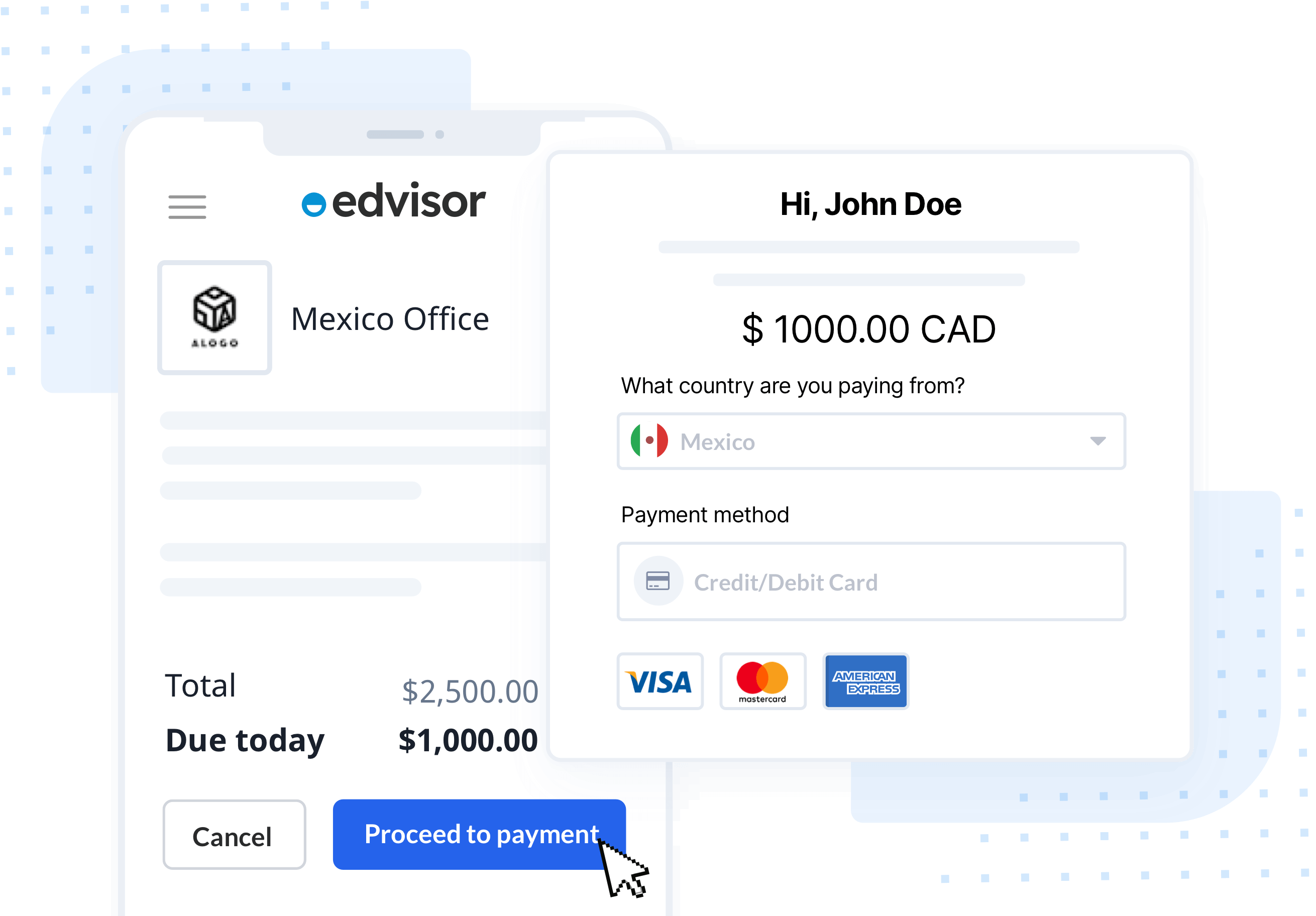 Receive Payments Through Edvisor